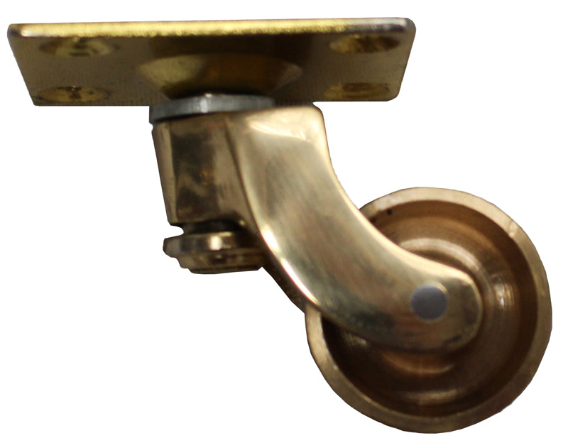 Brass Castor Universal Plate | Furniture Castors – Heritage Components